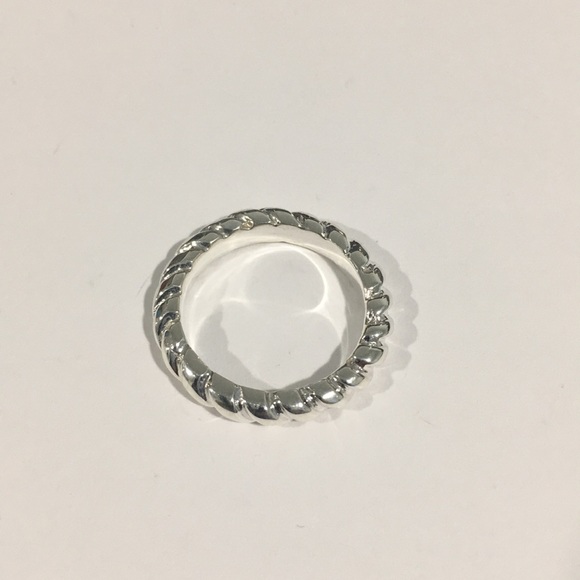 Jewelry | Sterling Silver Twisted Cable Wedding Band Ring | Poshmark